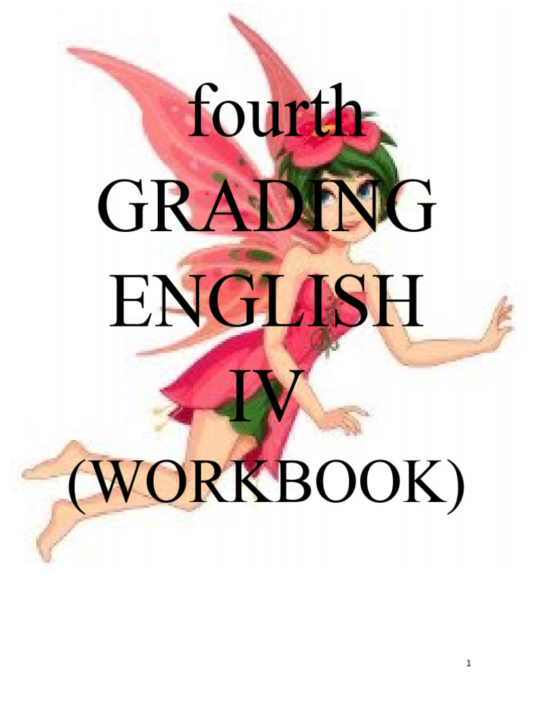 4th Grading English Workbook | PDF