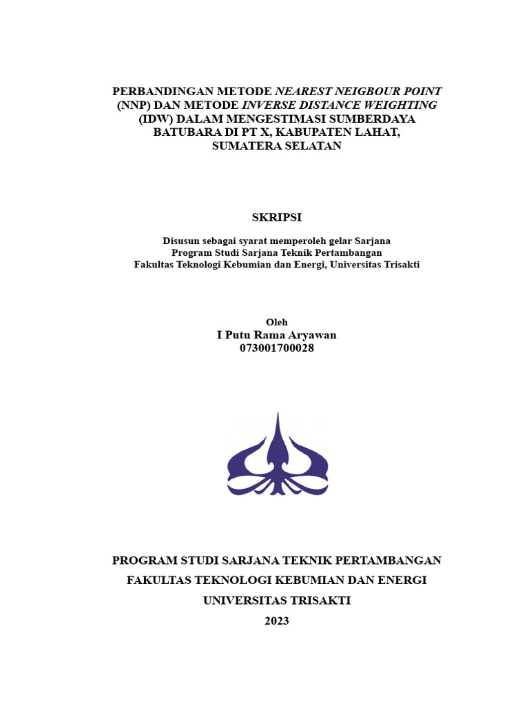 Final Skripsi - I Putu Rama Aryawan - 073001700028 REVISI | PDF