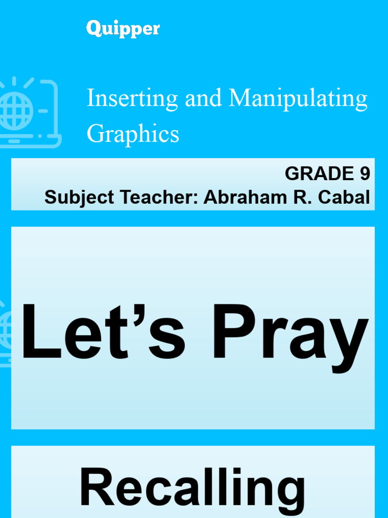 L3 Inserting and Manipulating Graphics | PDF