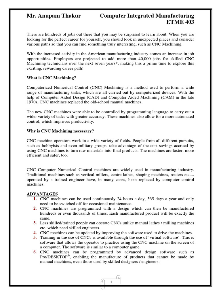 Unit 1 Part 1.1 | PDF