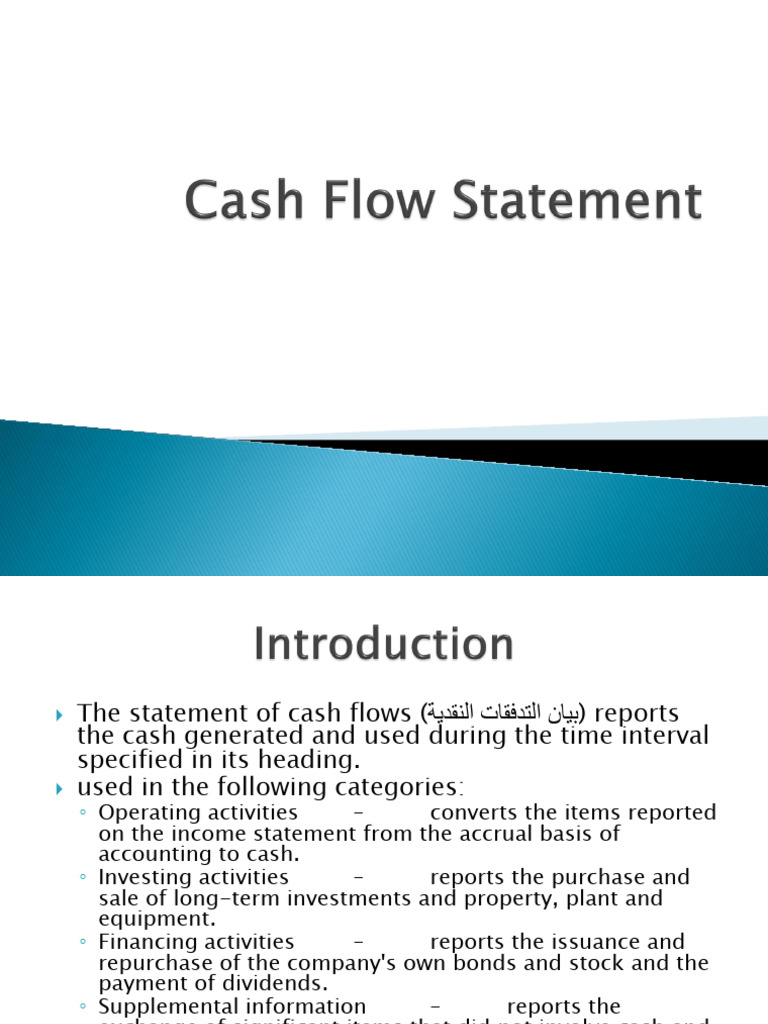 Cash Flow Statement | PDF | Cash Flow Statement | Equity (Finance)
