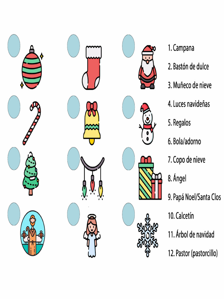 Navidad Vocabulario ELE | PDF