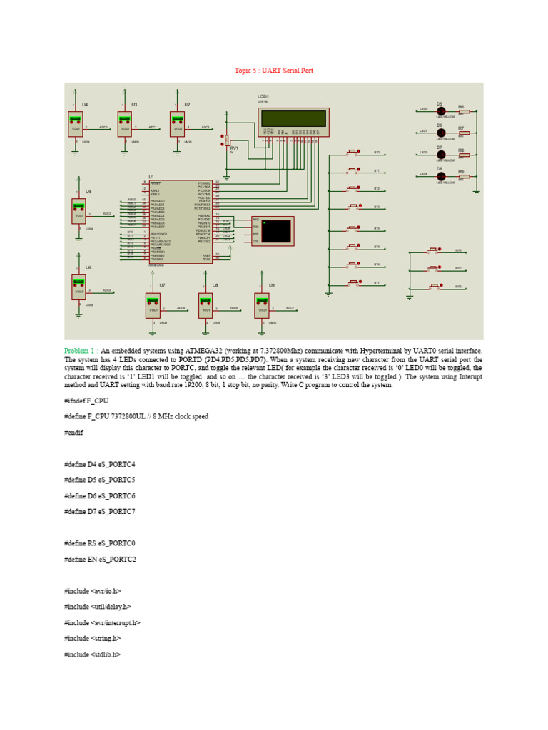 UART Serial Communication Guide | PDF | Computer Data | Physical Layer Protocols