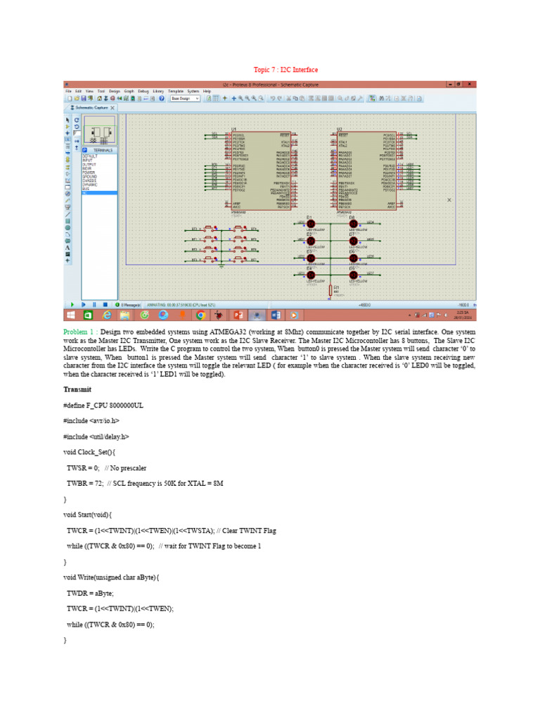 Final Exam Topic 7 - Example Questions - I2C | PDF | Information And Communications Technology ...