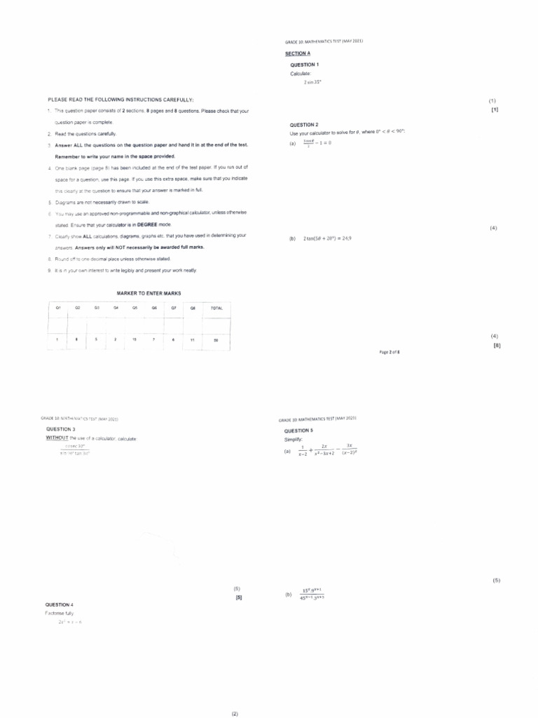 Trig Workshop 3 June 2022 | PDF | Mathematics