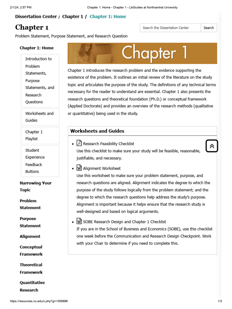 Chapter 1: Research Problem Overview | PDF | Evidence | Methodology
