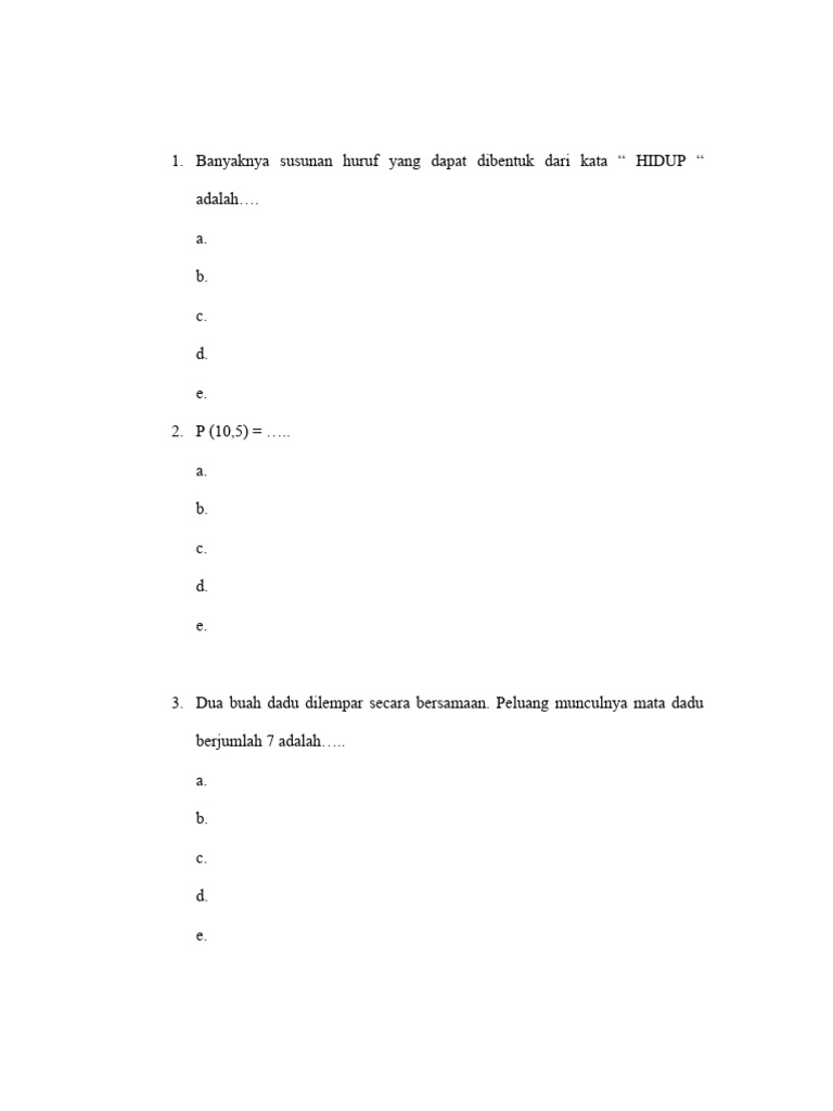 Soal Matematika Semester Vi Kelas Xii | PDF | Metode & Bahan Ajar