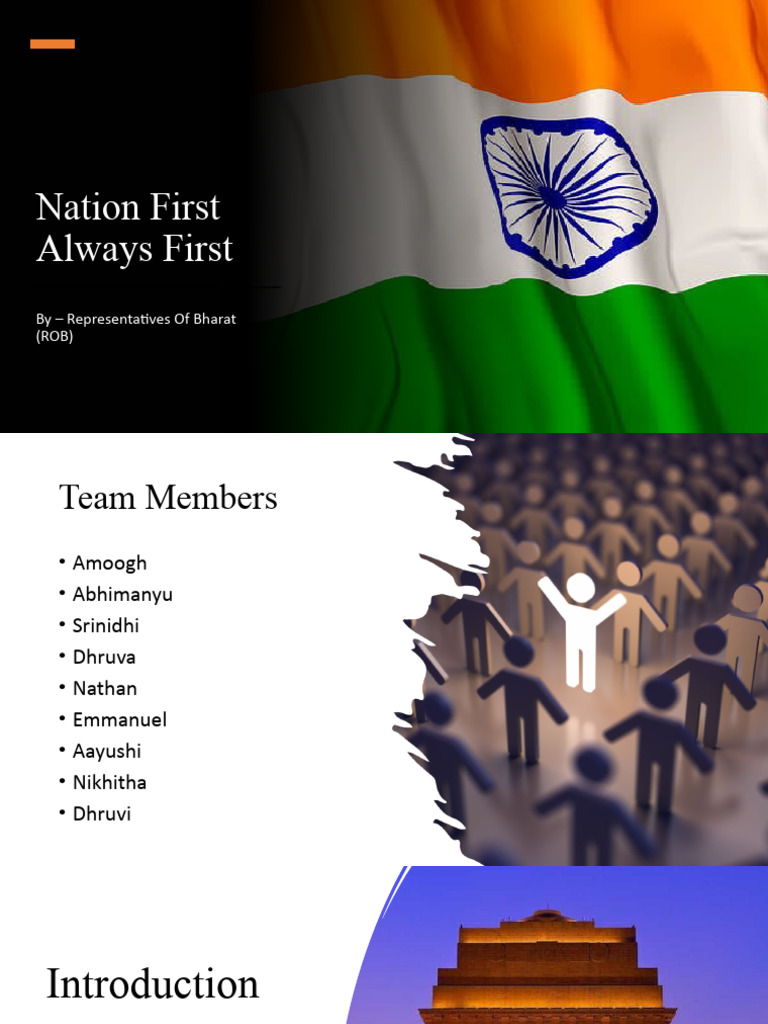 Nation First Always First - History | PDF