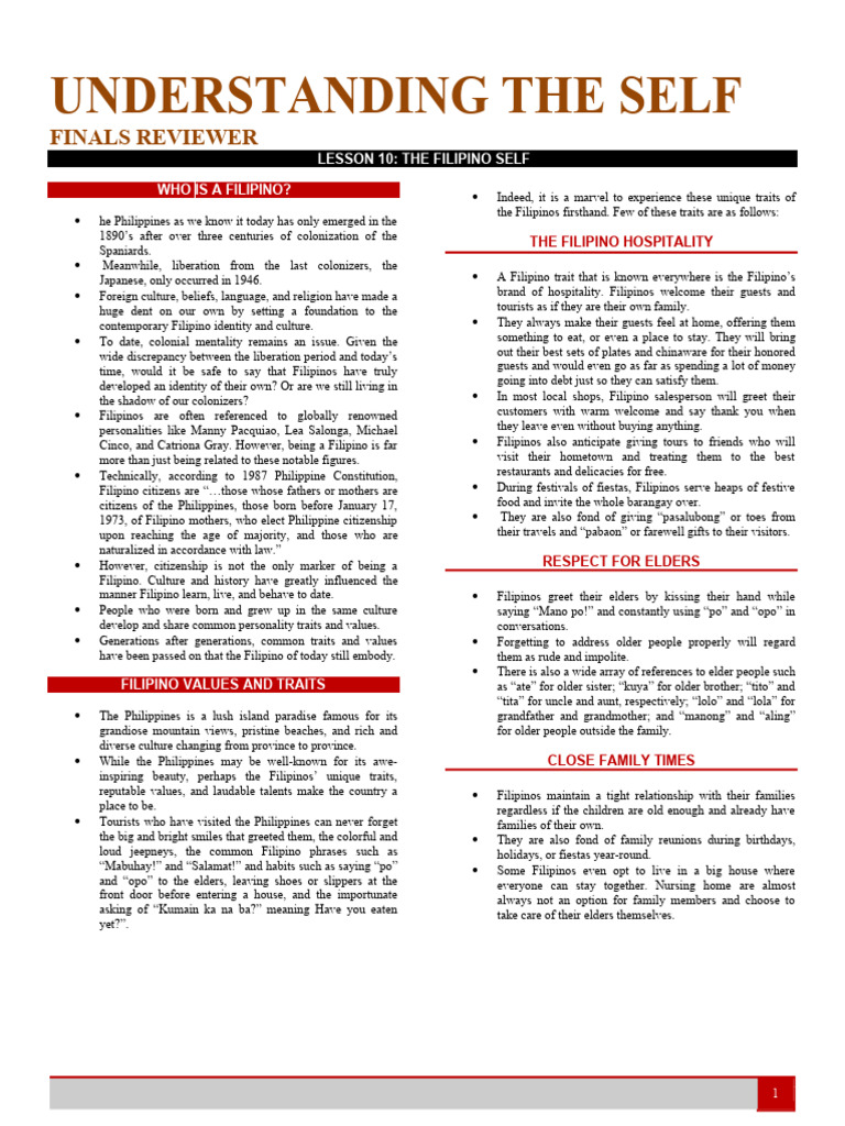 Uself Finals Reviewer | PDF | Gender | Gender Studies