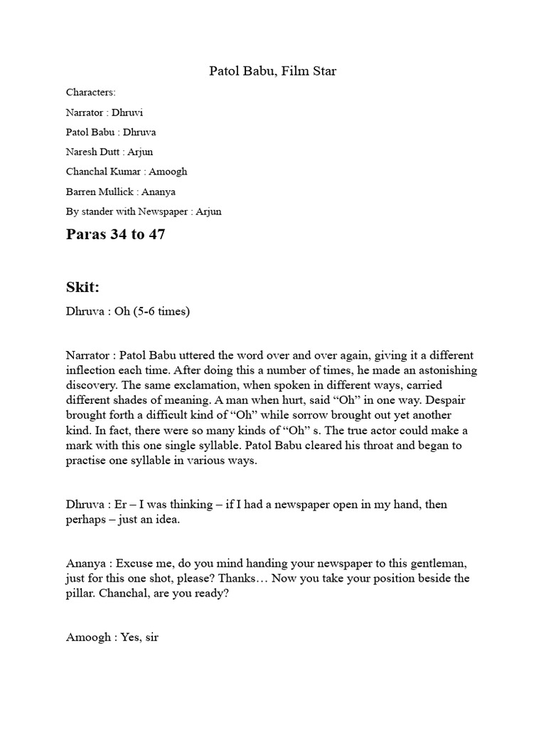 Patol Babu, Film Star | PDF