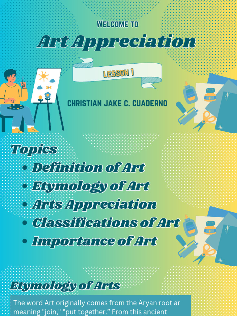 Introduction to Art Appreciation | PDF | The Arts | Aesthetics