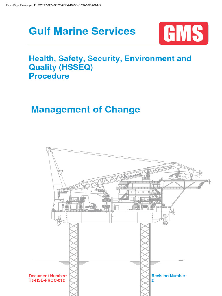 T3-HSE-PROC-012 - Management of Change | PDF