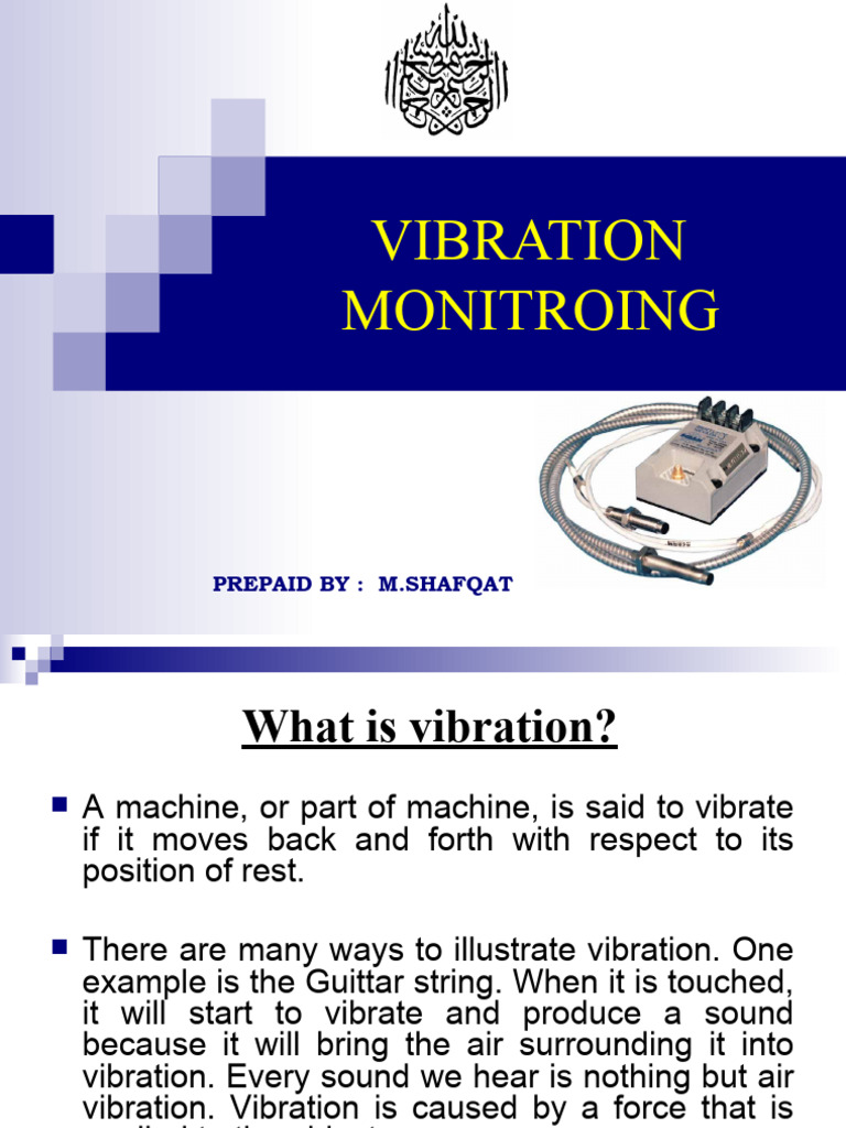 Vibration Monitoring Techniques Overview | PDF | Inductor | Voltage