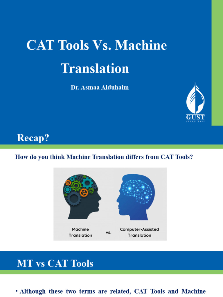 CAT Tools vs. Machine Translation | PDF
