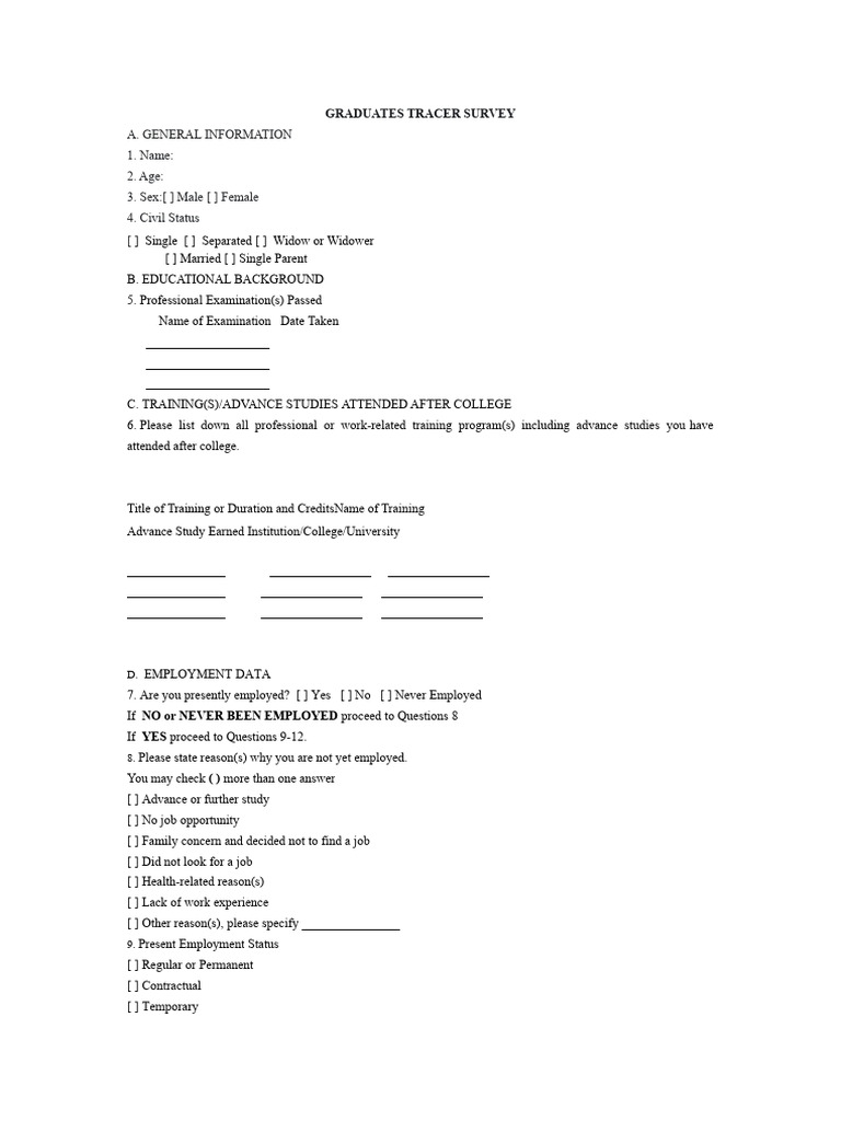 Graduates Trace | PDF