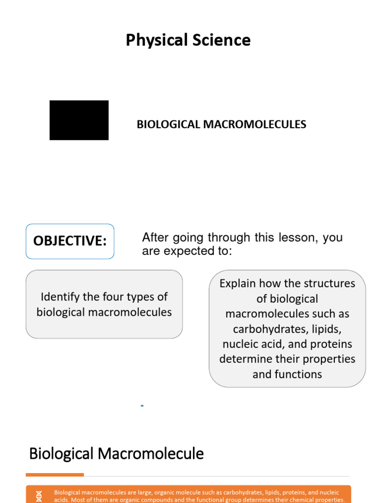 Biological Macromolecule | PDF | Wellness