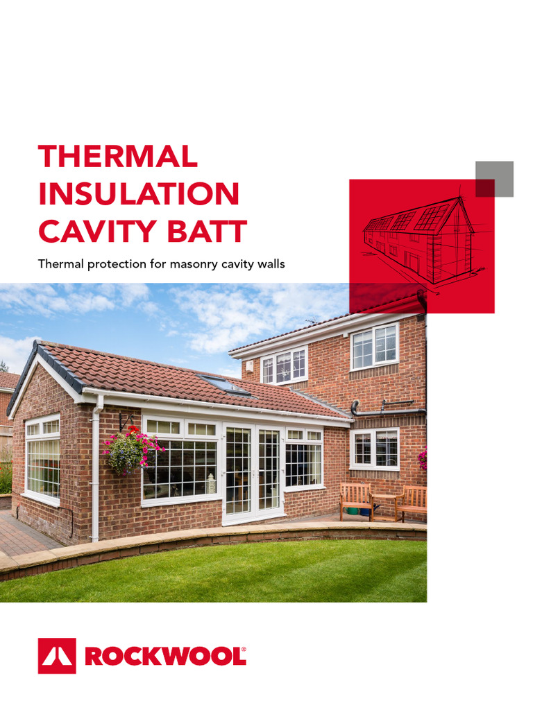 Thermal Insulation Cavity Batts | PDF | Building Insulation | Drywall