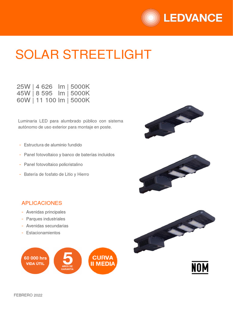 Ledvance® Solar Streetlight | PDF