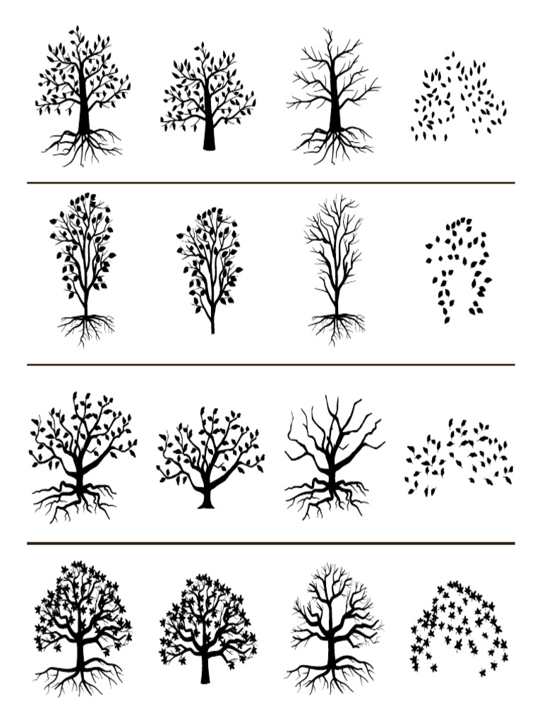 1611.m00.i101.n032.s.c12.391124764 Vector Trees With Roots, Foliage and ...