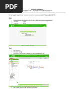 ZTE F609 Wifi - Login User Dan Password Admin Di 192.168.1.1 - Sepoin | PDF