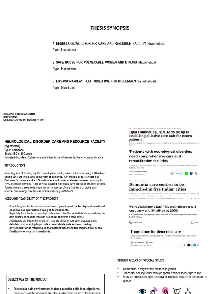 Thesis Synopsis 011223 | PDF