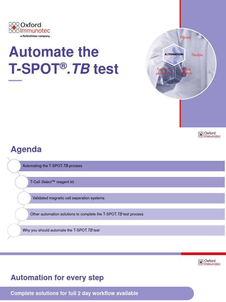 Automate T-SPOT - TB Test | PDF | Centrifugation | Antibody