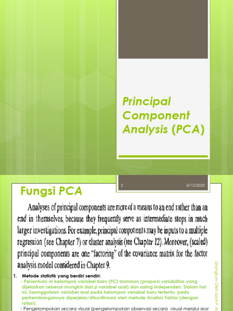 1 - PCA - FA s1 - 20 | PDF