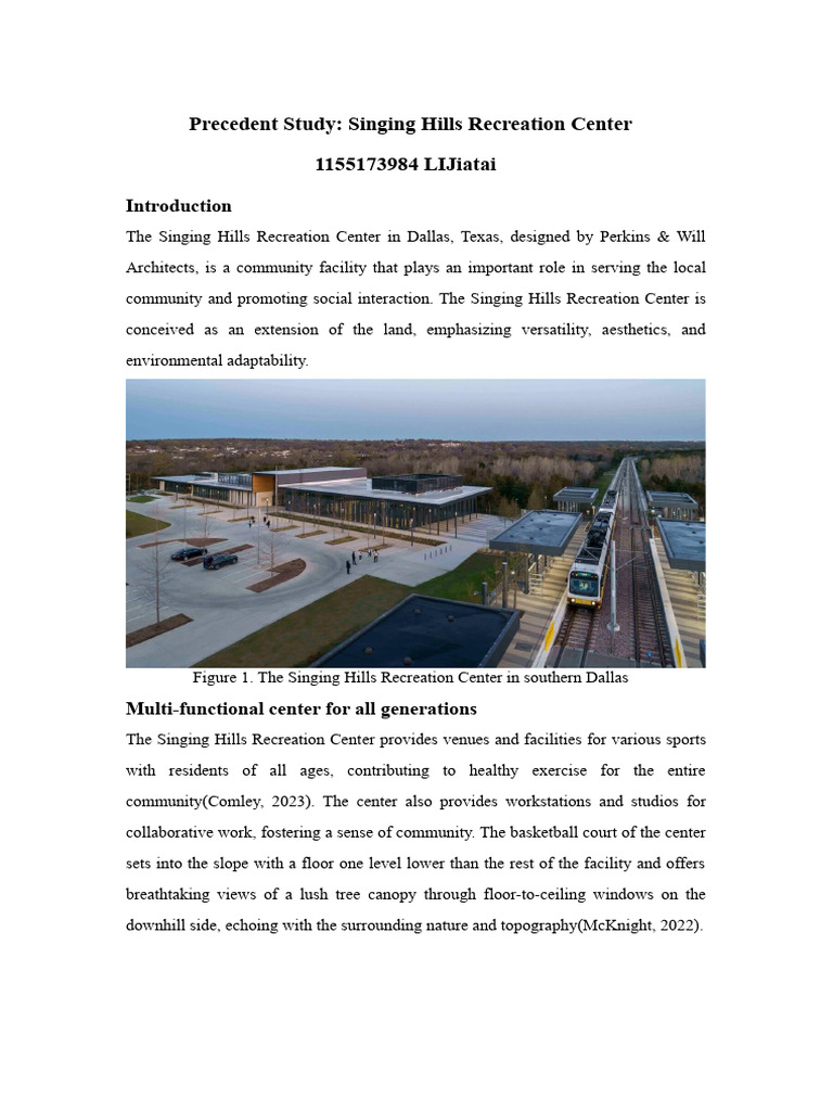 Precedent Study | PDF | Landscape