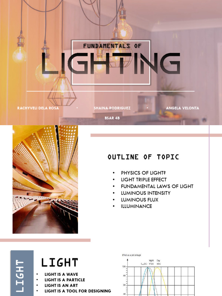 Utilities FUNDAMENTALS OF LIGHTING | Download Free PDF | Lighting | Light