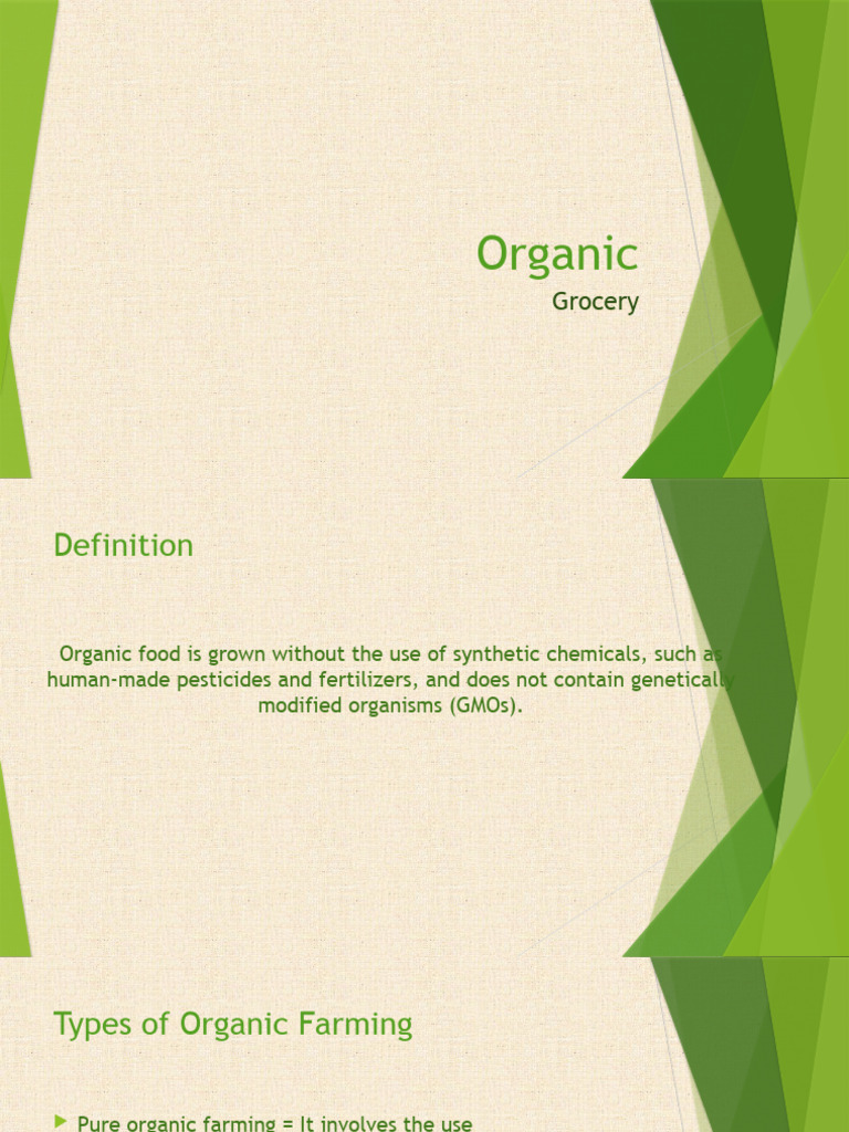 Understanding Organic Agriculture | PDF