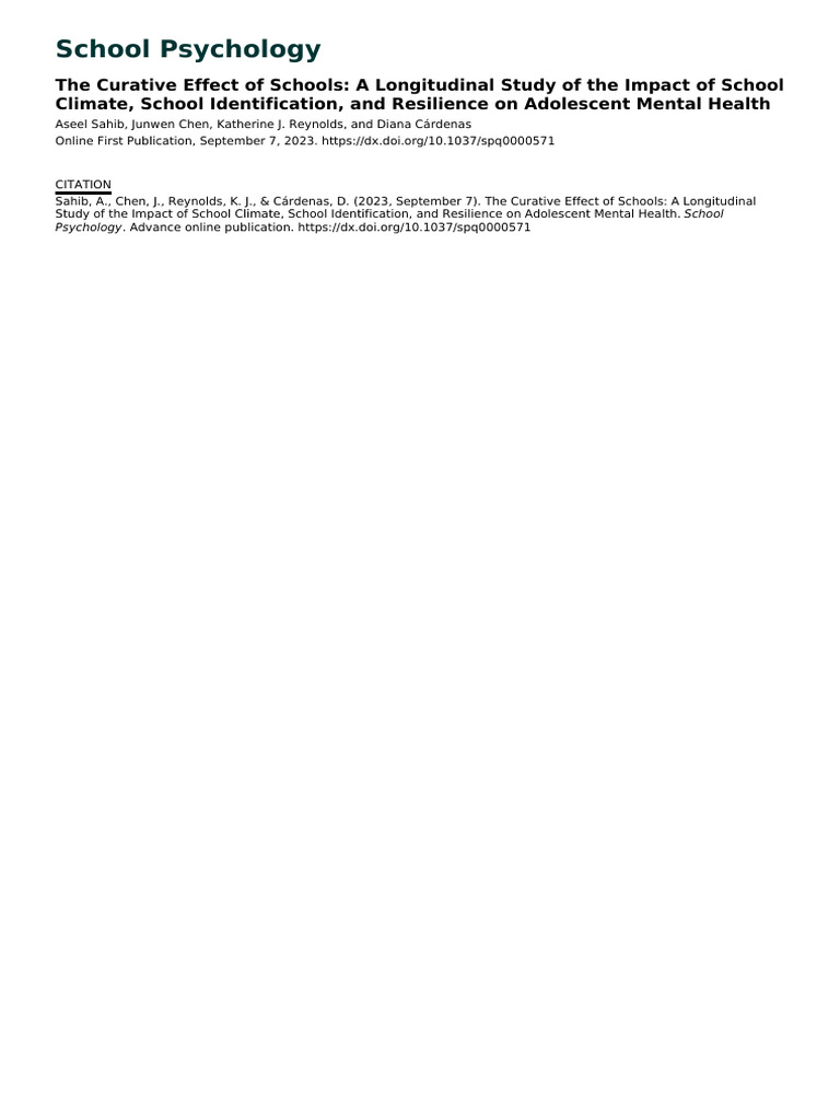 Brief Resilience Scale | Download Free PDF | Psychological Resilience | Mental Health