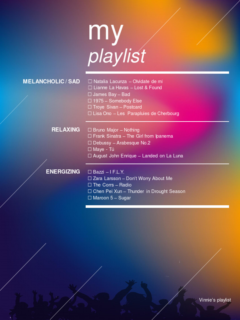 My Playlist Project VZ | PDF