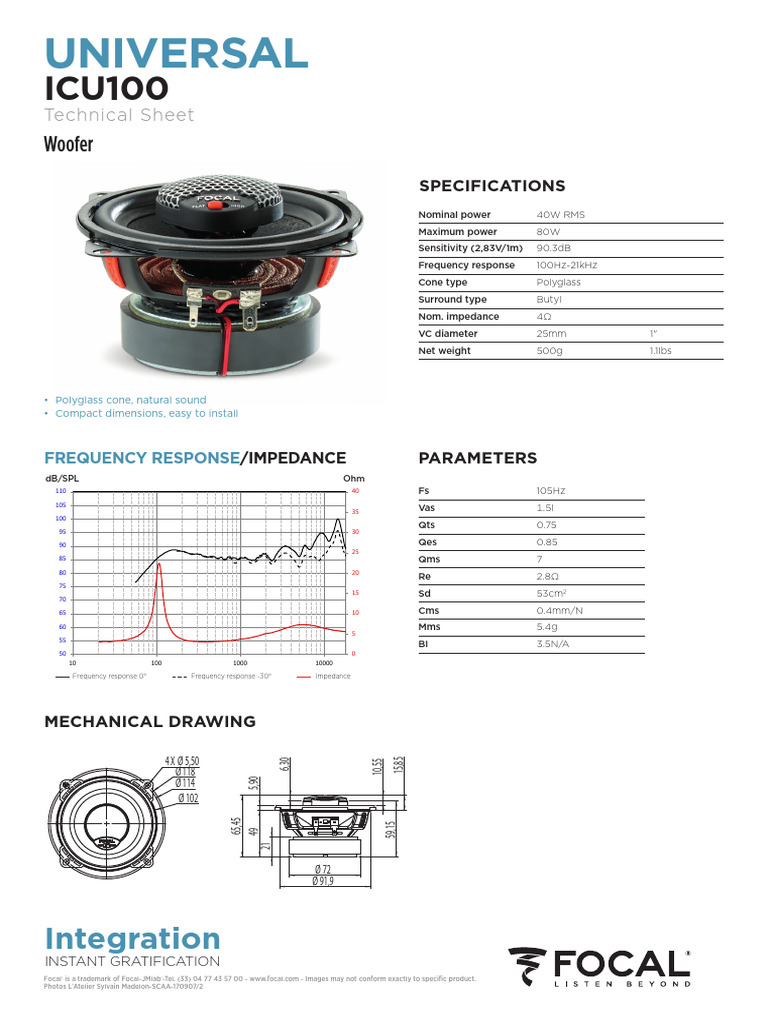FT Universal ICU100 | Download Free PDF | Sound Technology | Signal ...