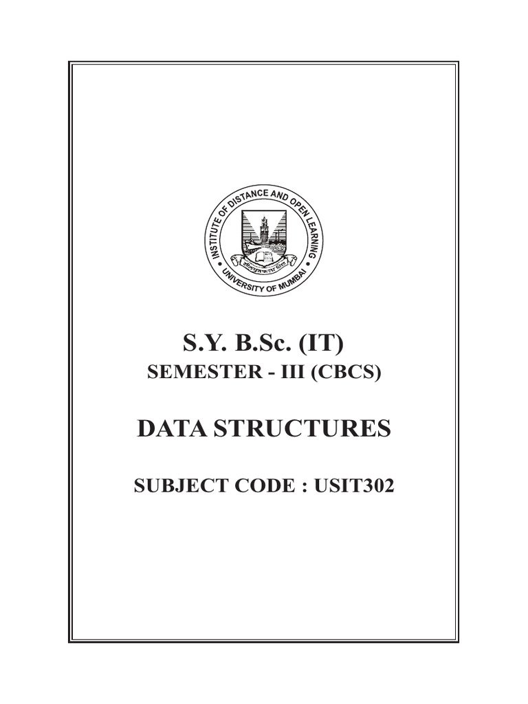 Usit302 Data Structures Pdf Array Data Structure Time Complexity 9220