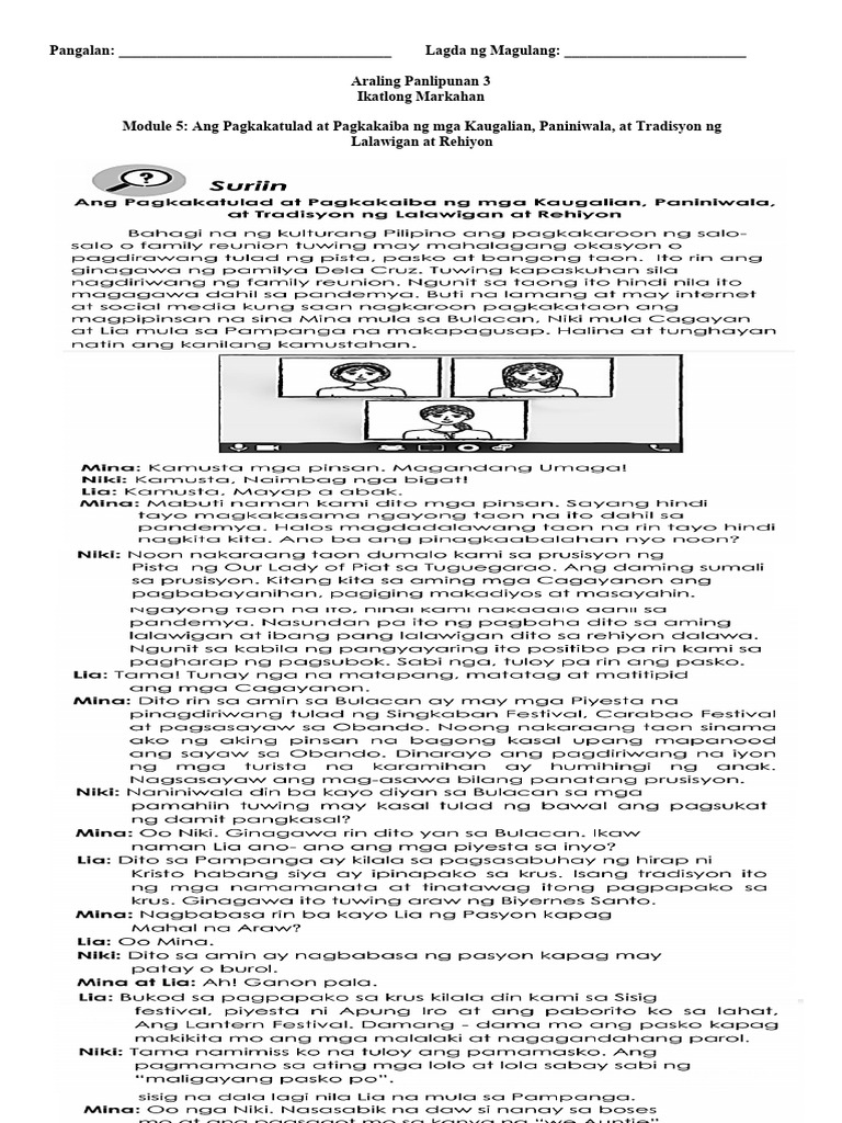 A.P3 Modules 5 6 THIRD QUARTER | PDF
