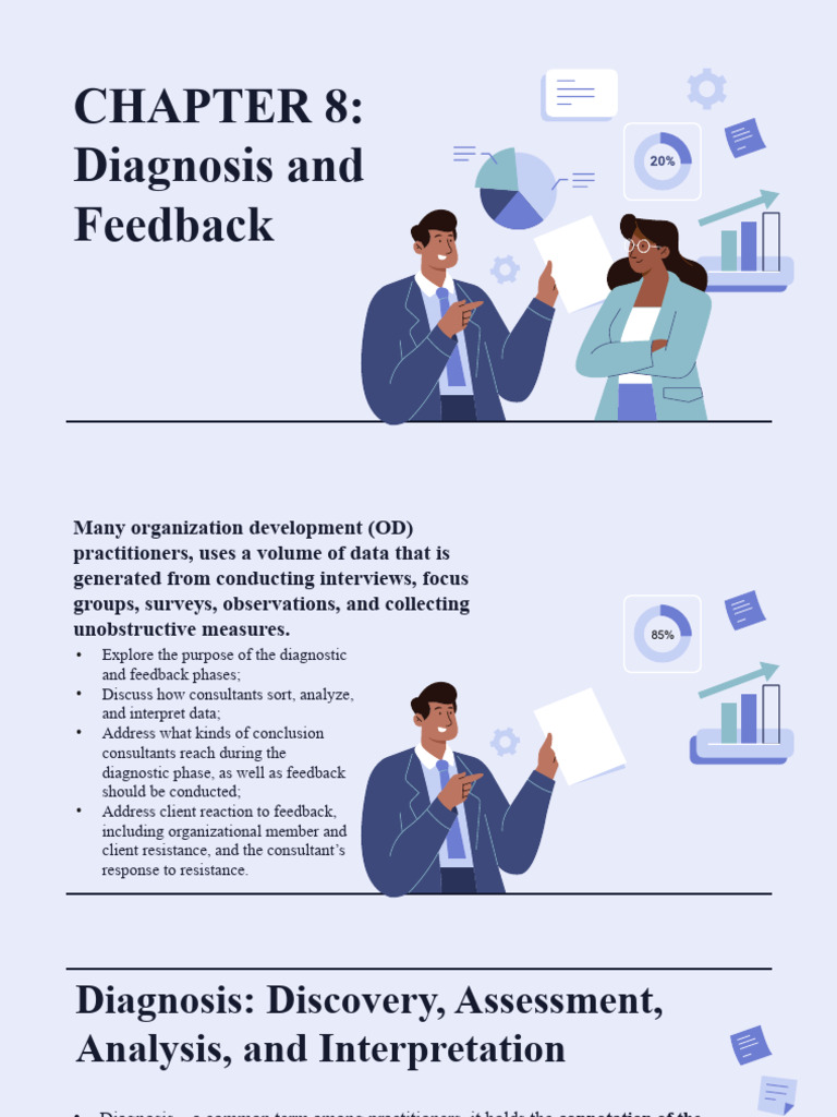 Chapter 8 - Diagnosis and Feedback | PDF | Organization Development | Statistics