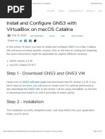 Import GNS3 Appliance - GNS3 Documentation | PDF | Virtual Machine | File System