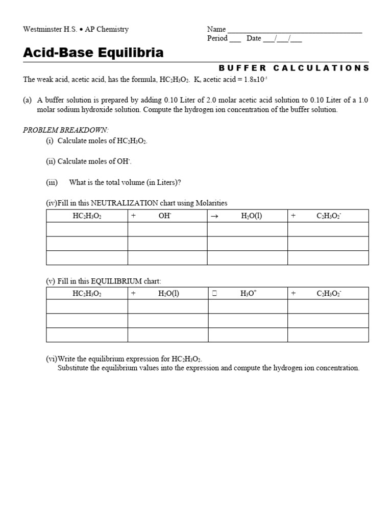Buffer Calculations | PDF
