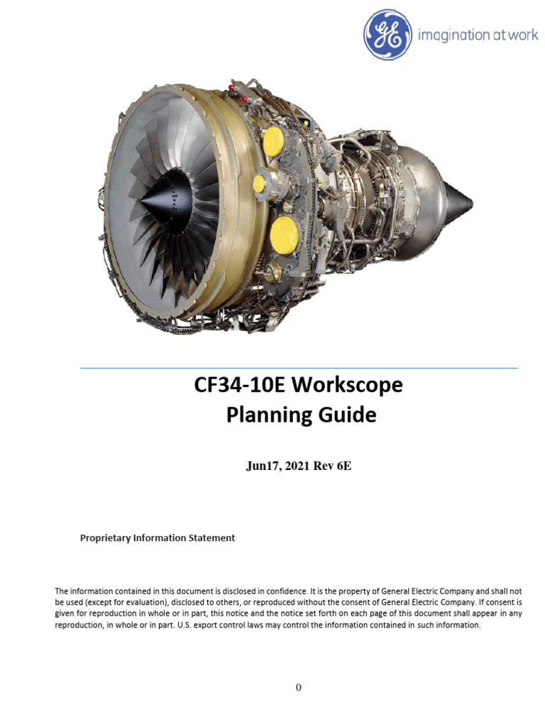 CF34-10E WSPG Rev 6E May - 01 - 2021 | PDF | Reliability Engineering ...