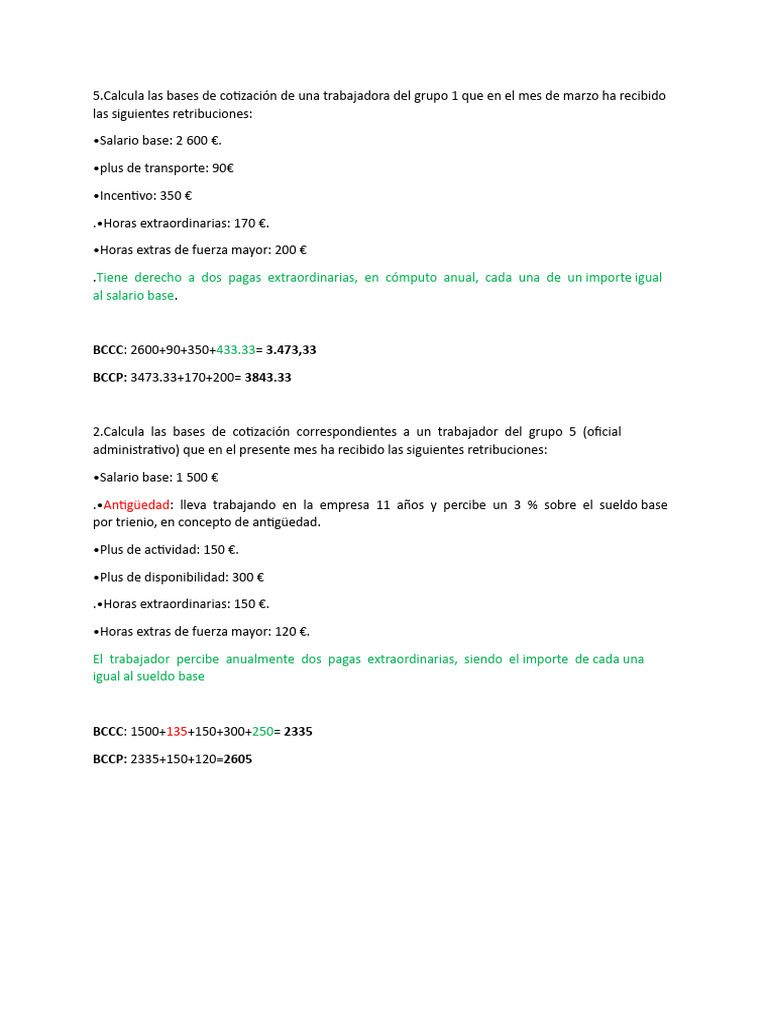 Calculo BCCC y BCCP | PDF