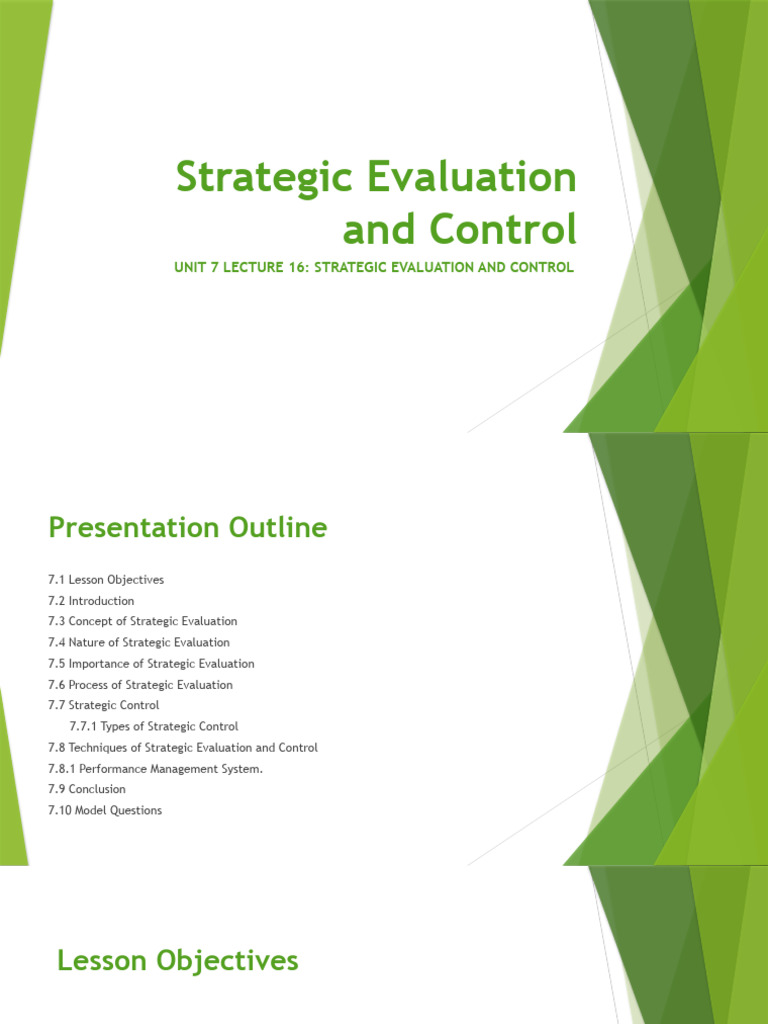 Strategic Evaluation Essentials | PDF | Strategic Management | Swot ...