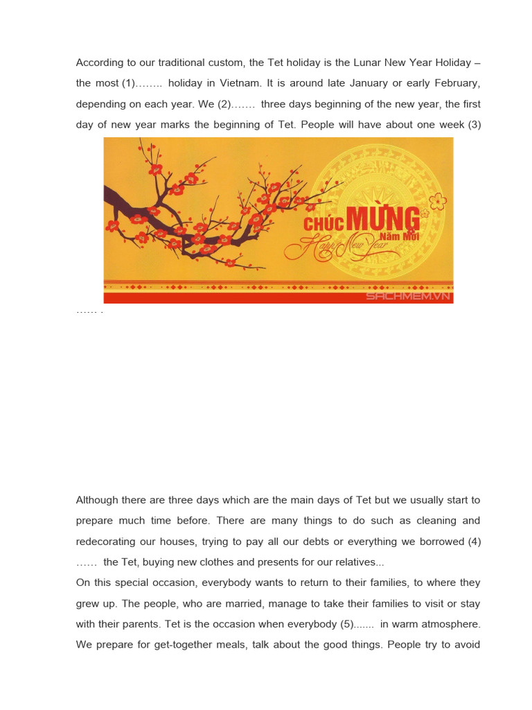 Reading About Tet | PDF