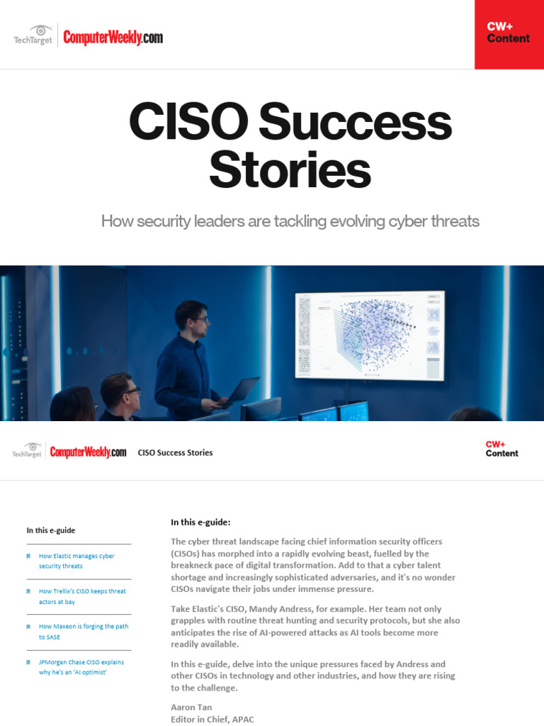 CISO Sucess Stories How Security Leaders Are Tackling Evolving Cyber ...
