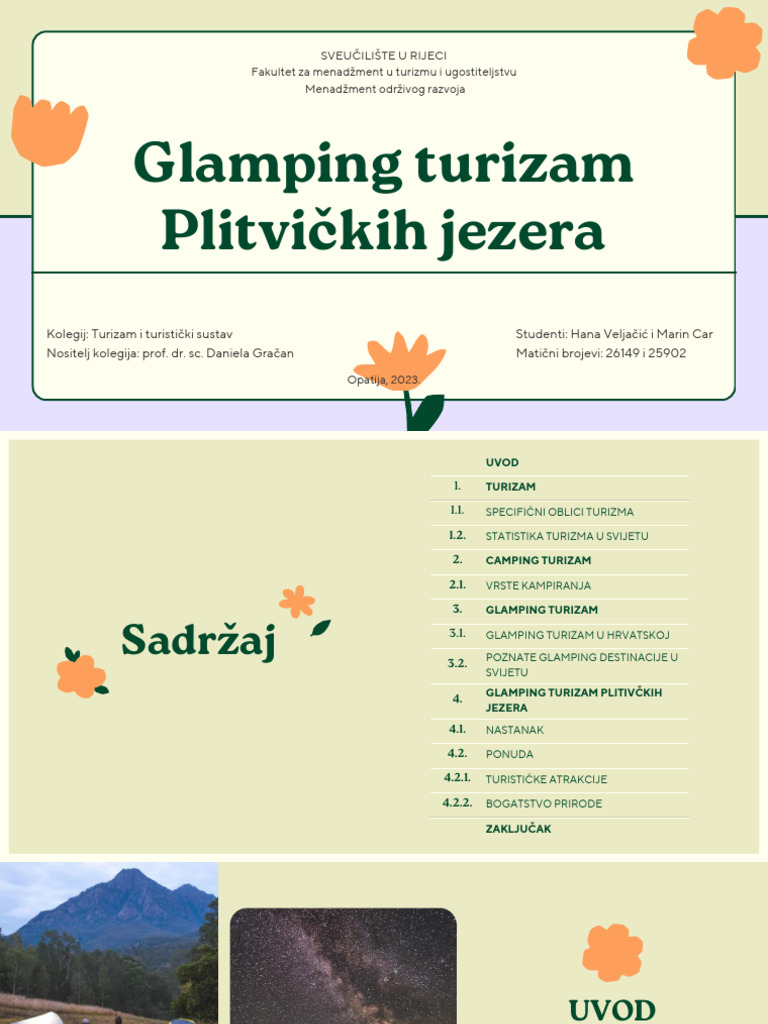 Glamping Turizam | PDF