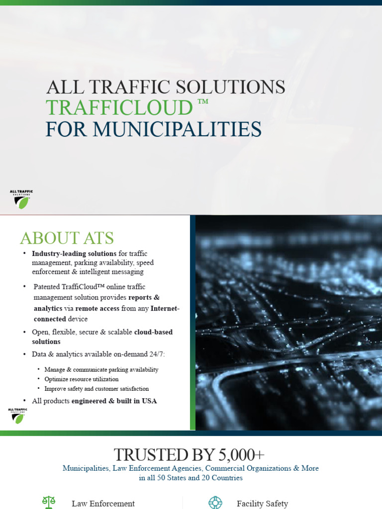 TraffiCloud Demo Public Works With Script | PDF | Traffic | Cloud Computing