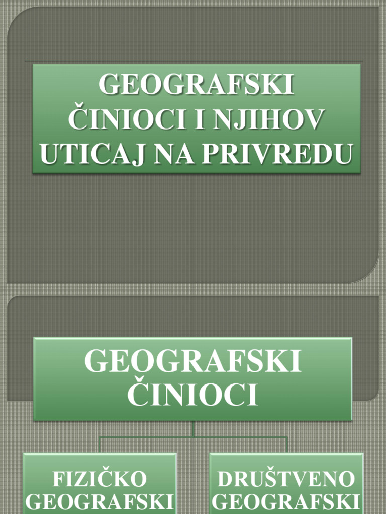 Vezbe 2 - Geografski Činioci | PDF