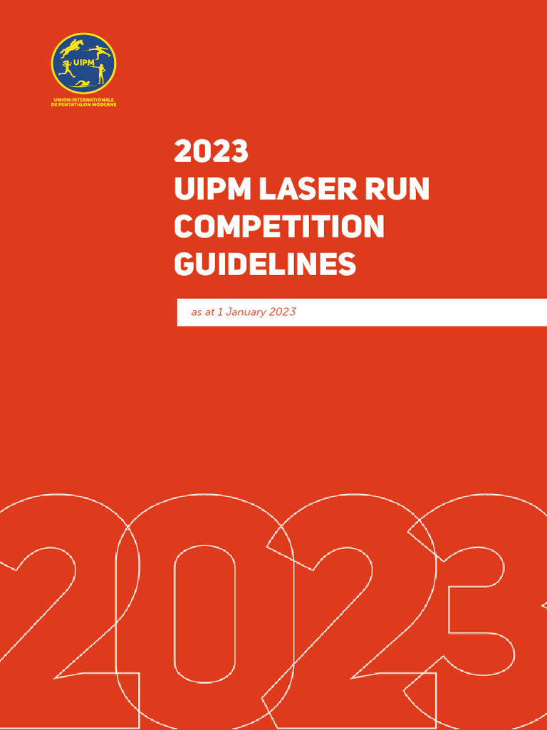 2023 UIPM Laser Run Guidelines | PDF | Individual Sports | Athletic Sports