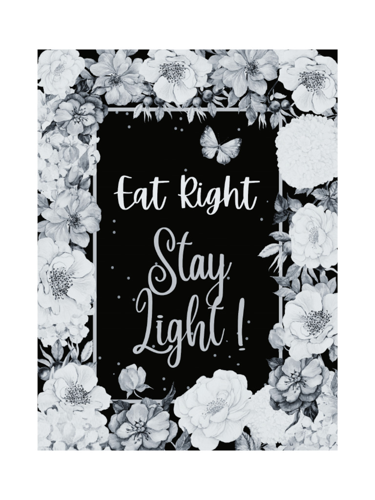 Eat Right Stay Light Interior | PDF | Lunch | Sleep
