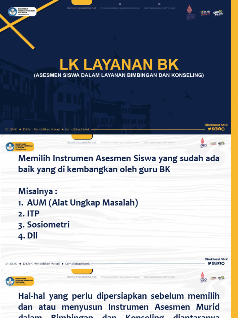 LK Assesmen Siswa Dalam Layanan Bimbingan Dan Konseling | PDF