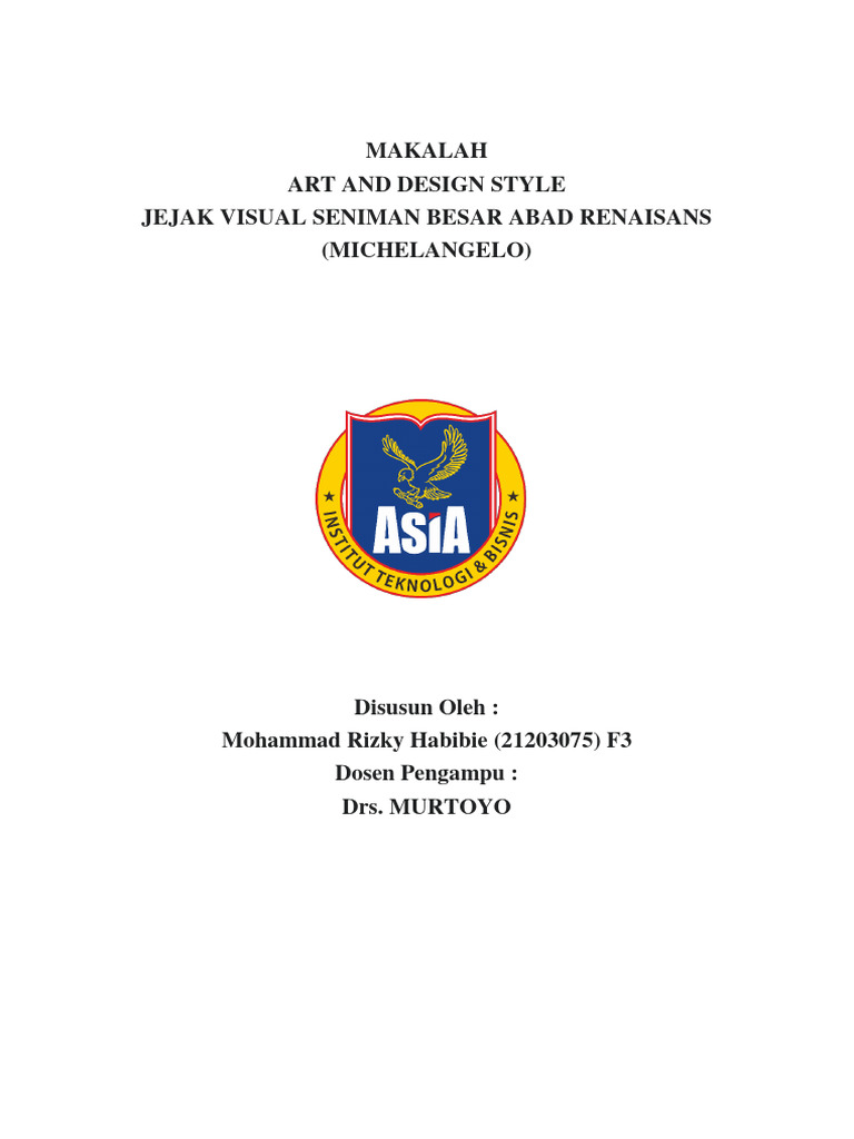 Tugas 1 Art and Design Style F3 Mohammad Rizky Habibie 21203075 Jejak ... Tugas 1 Art and Design Style F3 Mohammad Rizky Habibie 21203075 Jejak ...